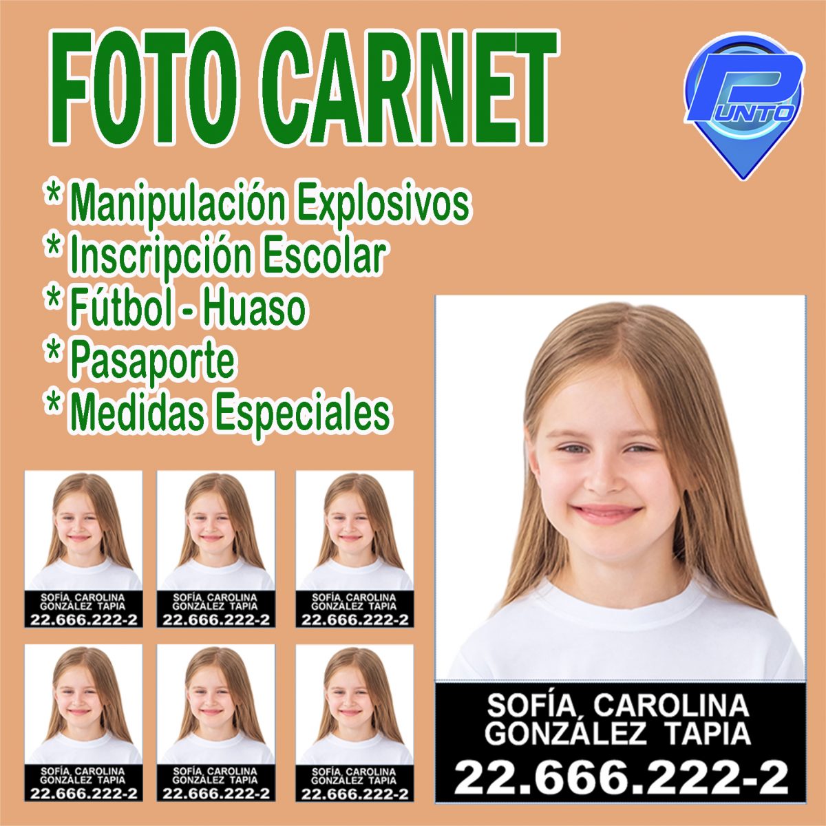 Foto Carnet – Punto Servicios – Tu Solución