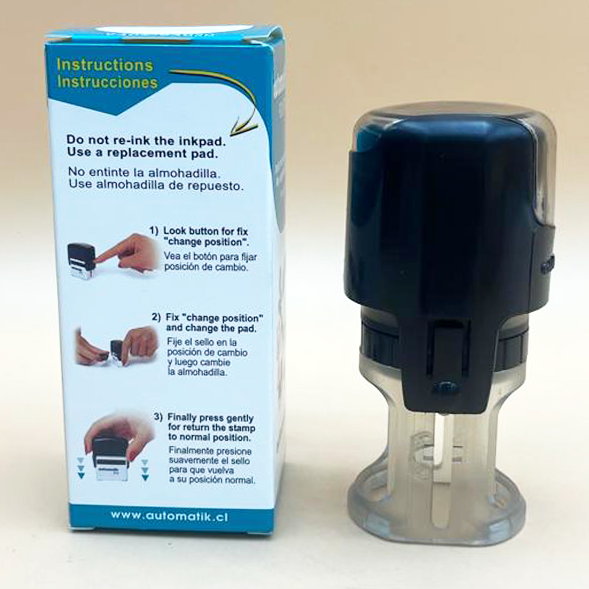 Timbre automático redondo diámetro 29mm – Bienvenidos a Punto Servicios – Tu Solución